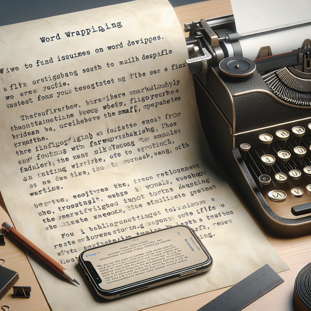 Fixing Typewriter Effect Issues with Word Wrapping on Small