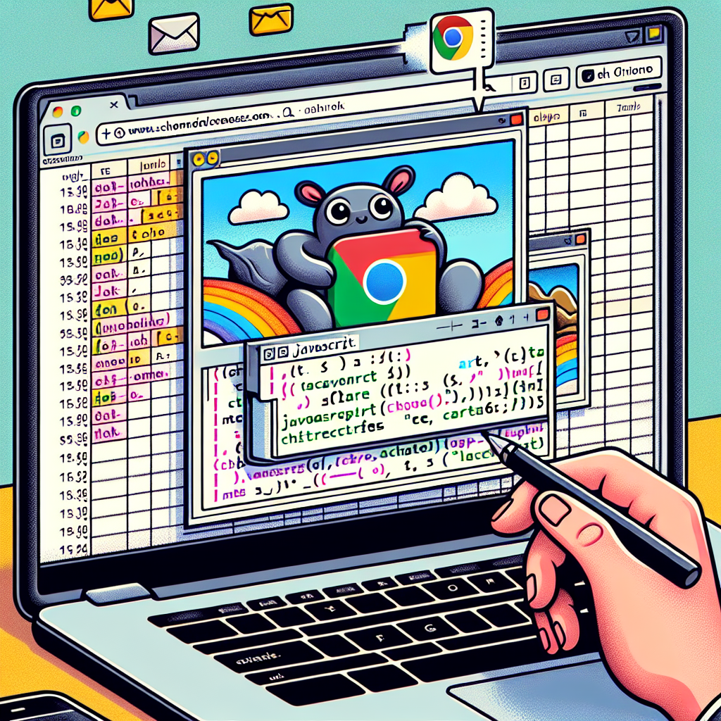 استخدام JavaScript في ملحق Chrome لإدراج