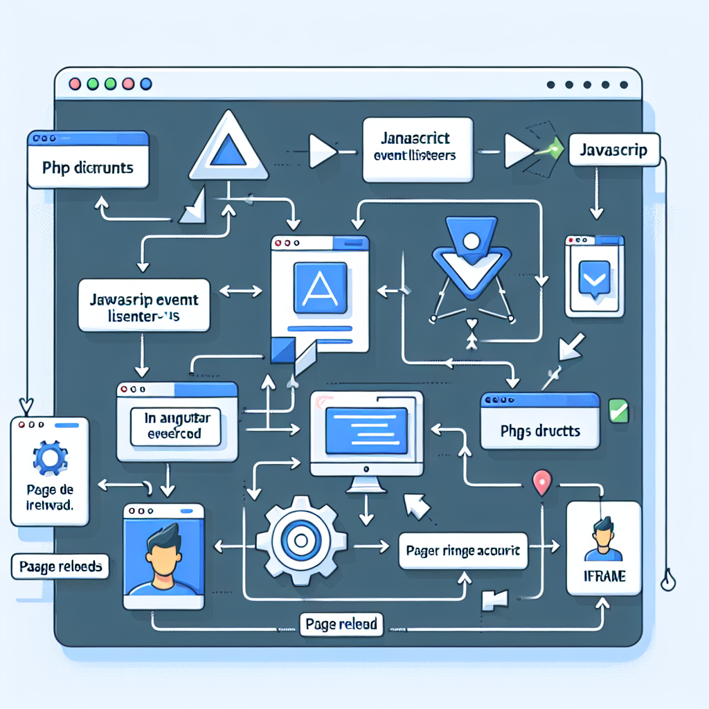 Javascript와 Angular를 사용하여 Iframe에서 Php 