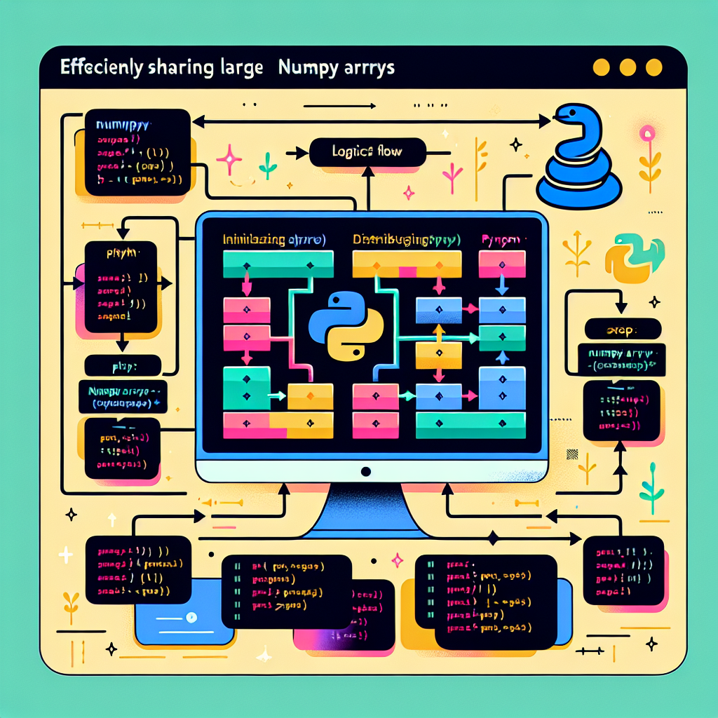 Efficiënt Delen Van Grote Numpy Arrays Tussen Processen In