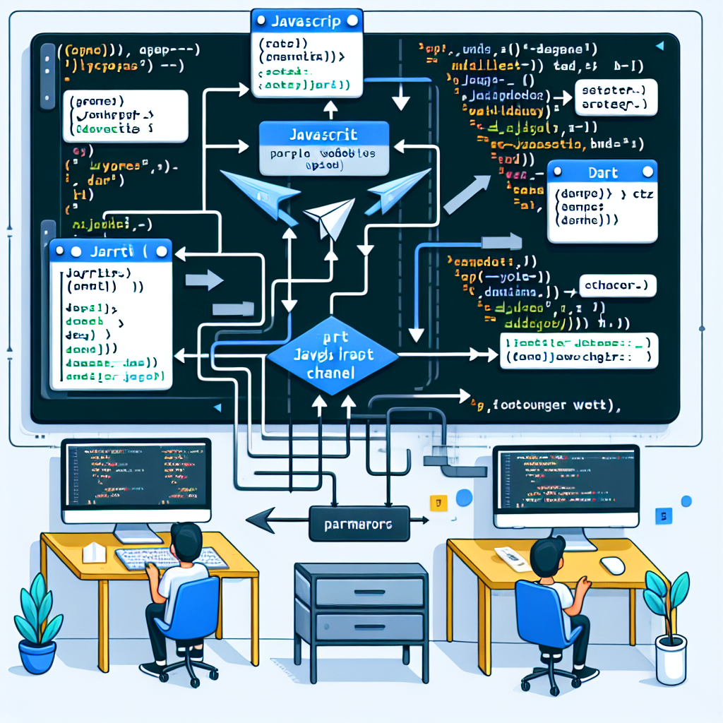 Flutter WebView의 JavaScript 채널을 사용하여