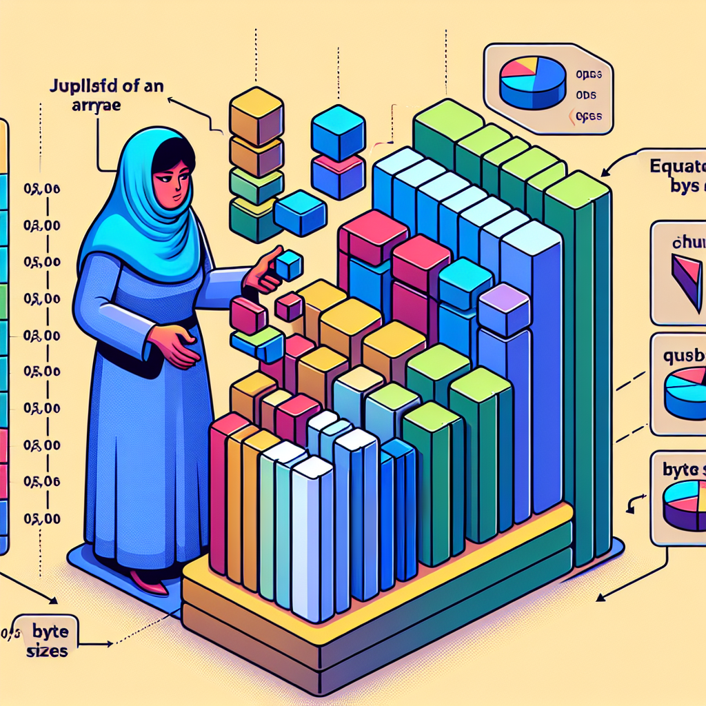 Dividir eficazmente una matriz de elementos en segmentos