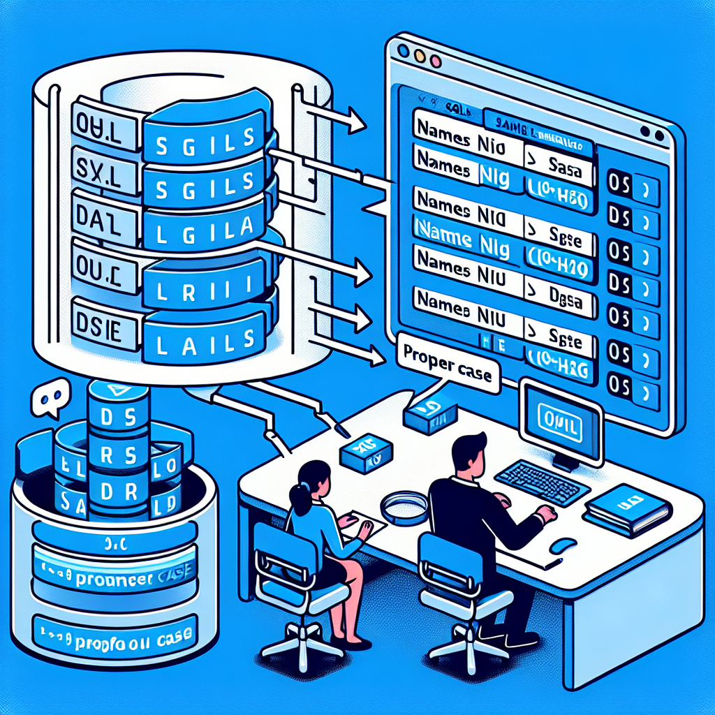 Hàm viết hoa chữ cái đầu trong SQL: Hướng dẫn chi tiết và các phương pháp hiệu quả