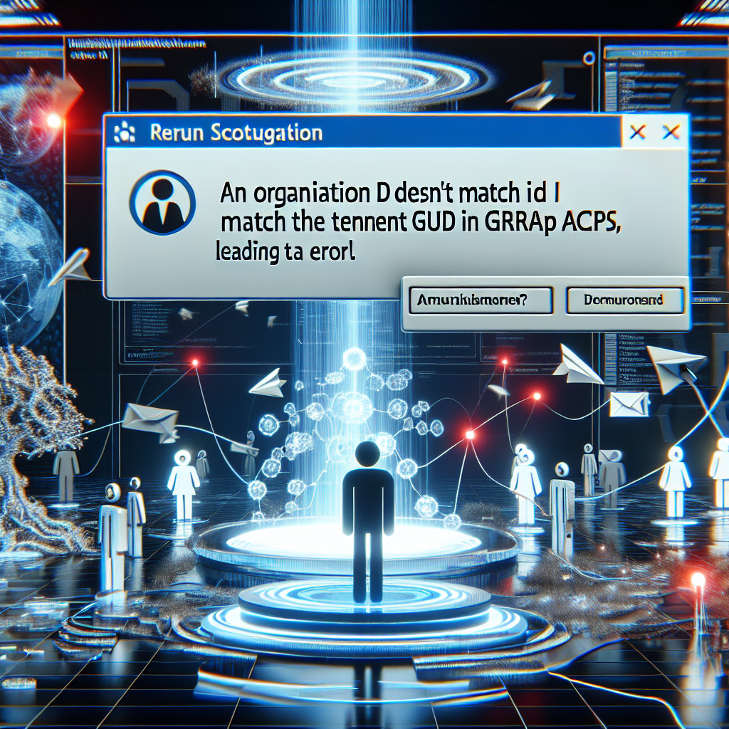 A Microsoft Graph API OrganizationFromTenantGuidNotFound