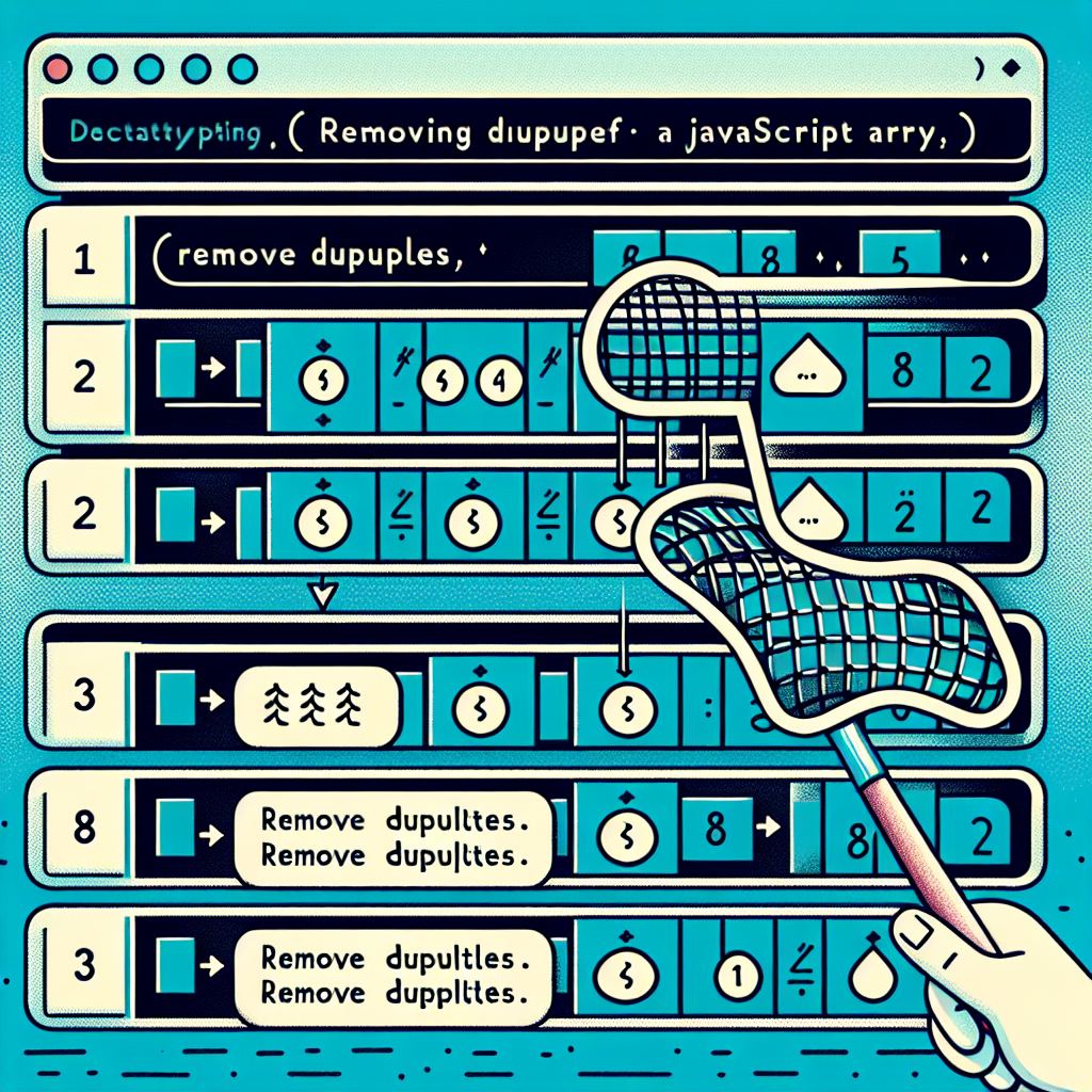 Eliminar duplicados de una matriz de JavaScript