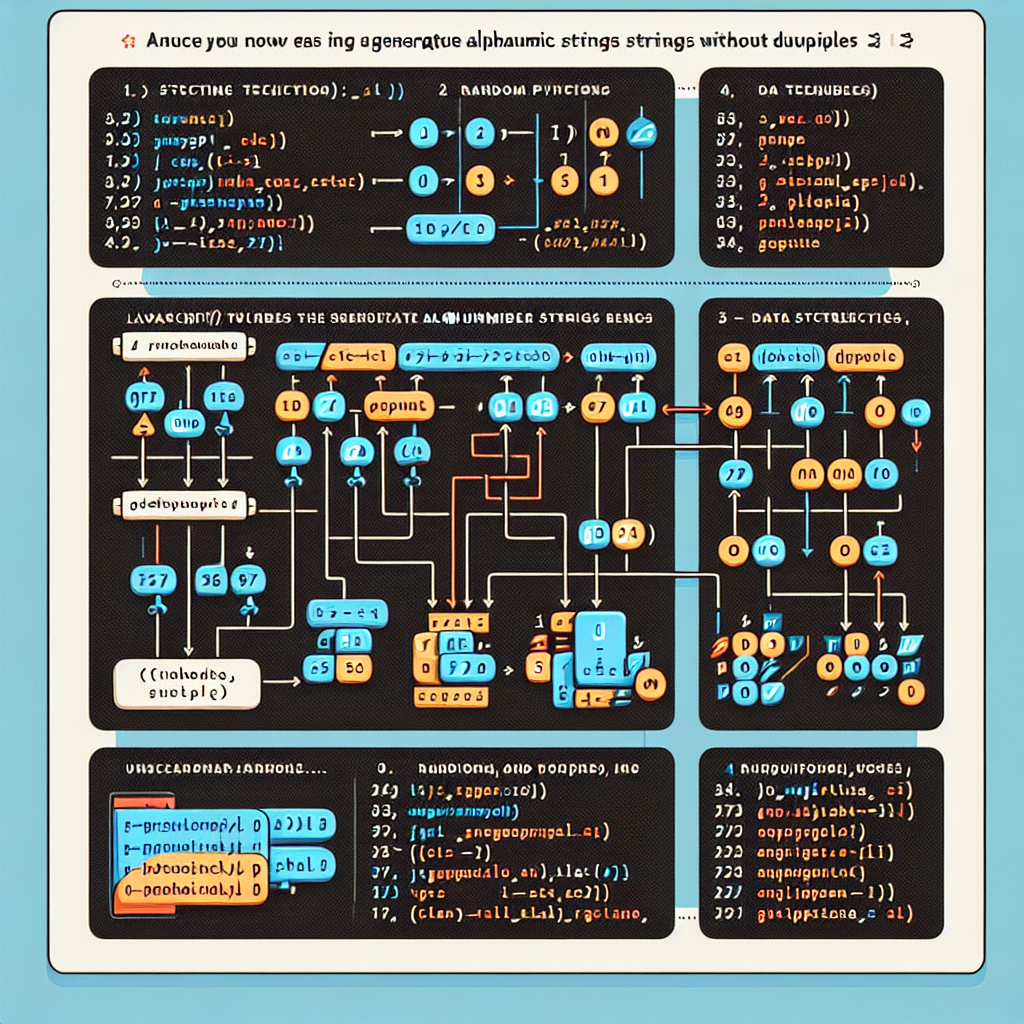 Creación de cadenas alfanuméricas identificables en Python