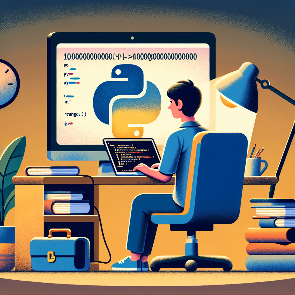 Python 3에서 범위(1000000000000001) 내