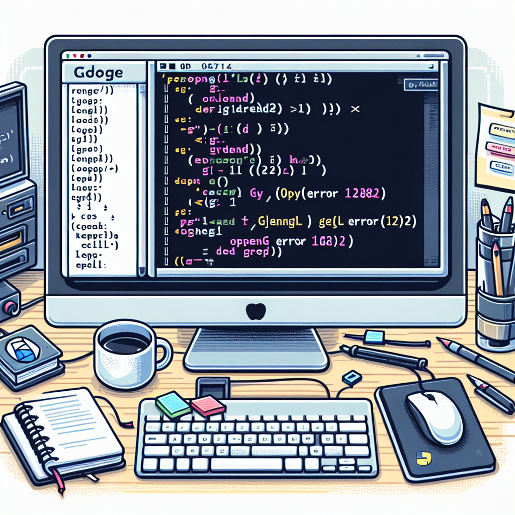 PyOpenGL で glEnd() を呼び出すときの OpenGL
