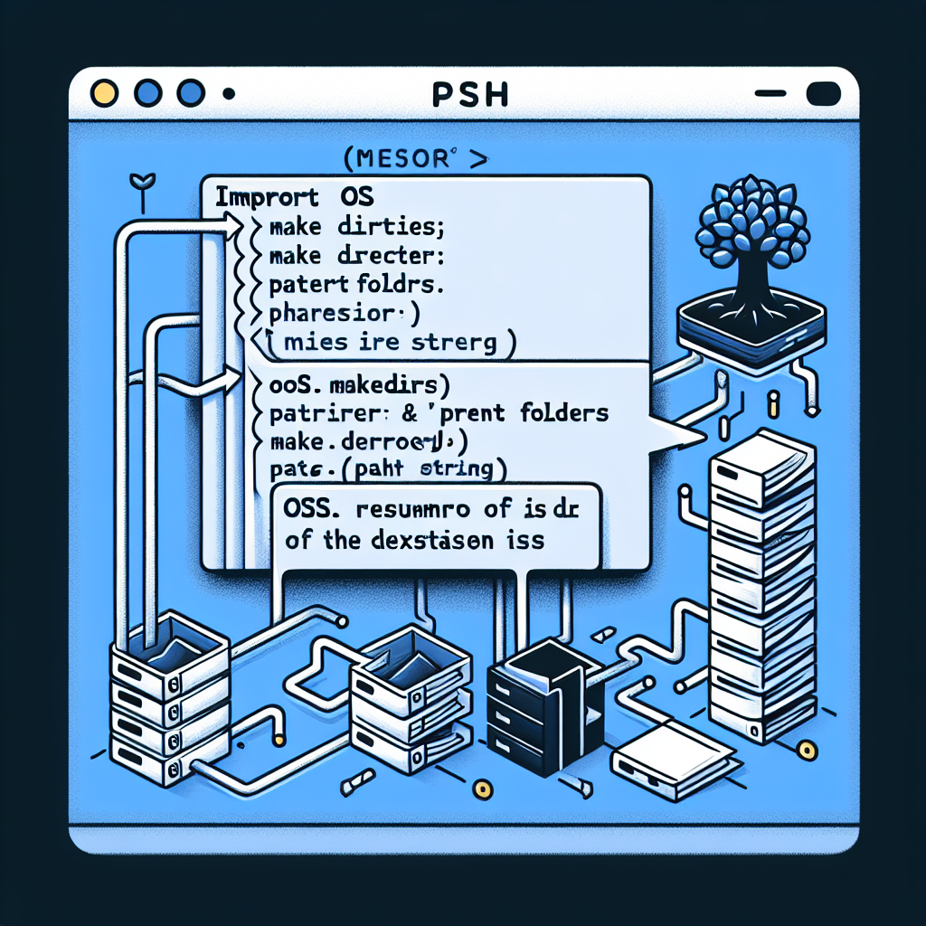 Como criar diretórios e pastas pai em Python