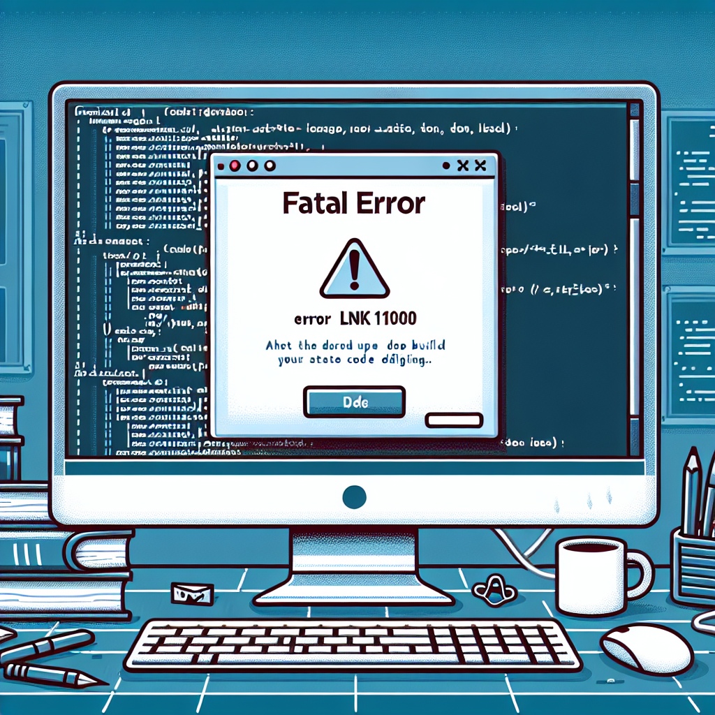 ENLACE de reparación: Error fatal LNK1000 en Visual Studio